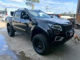 NP300 BLACK POWDER COAT SNORKEL