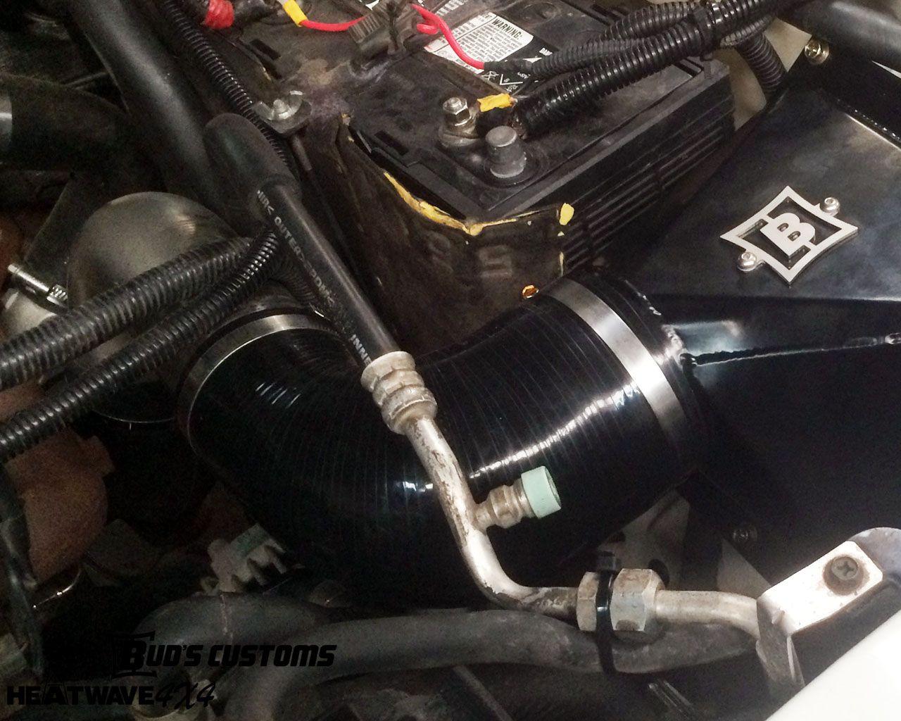 GU PATROL - INLET PIPE - TD42 LOW MOUNT MANIFOLD - 3" TURBO INLET KIT